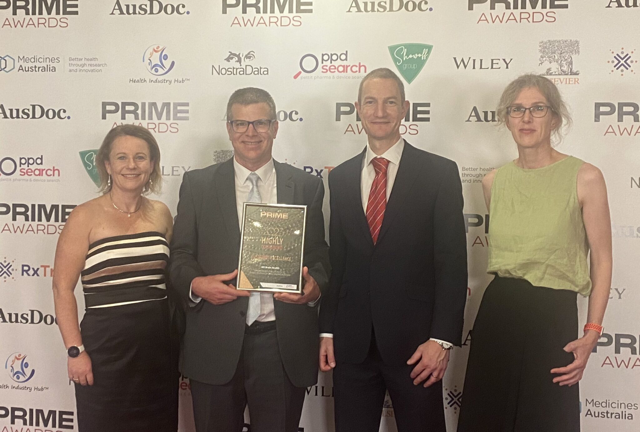 MS Brain Health highly commended for PRIME Award for Sustained ...